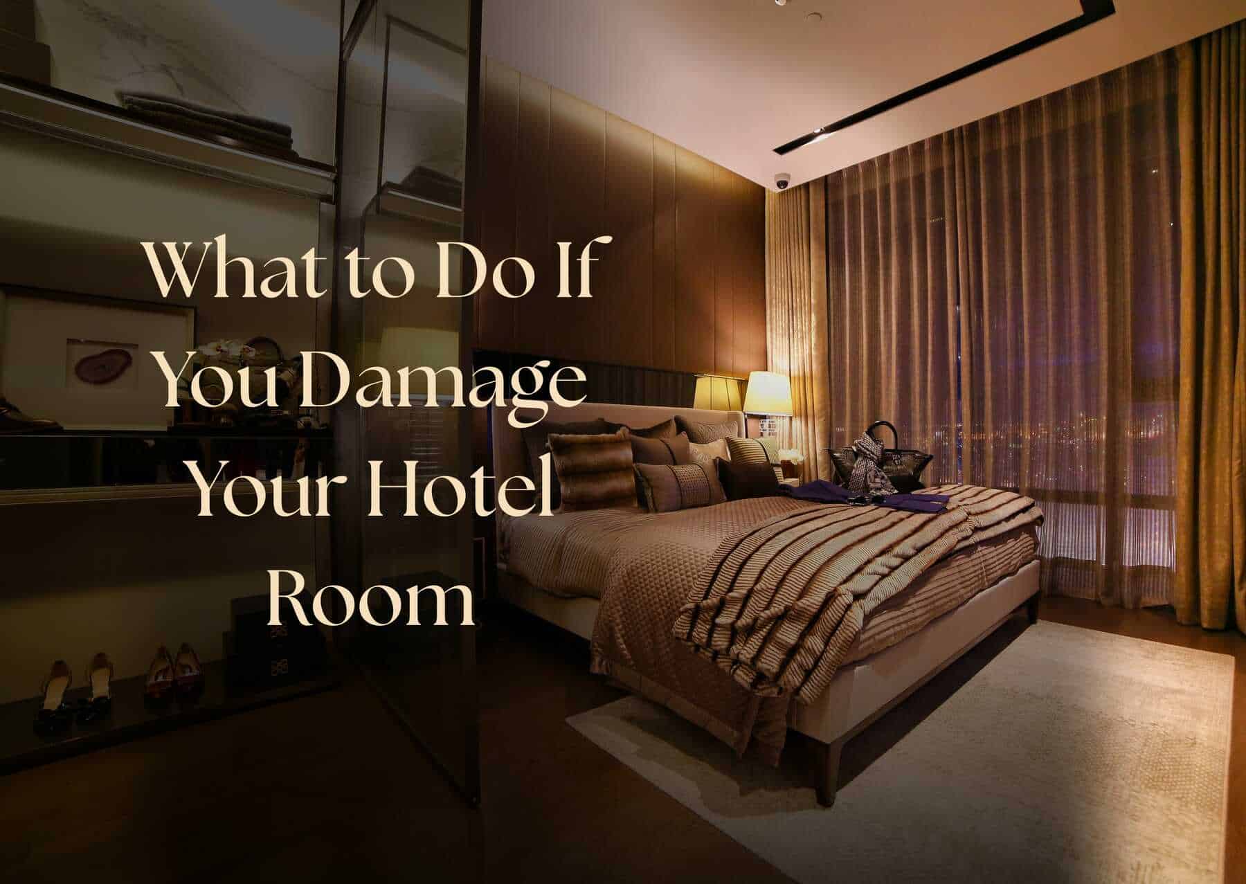 What to Do If You Damage Your Hotel Room • Escape Monthly